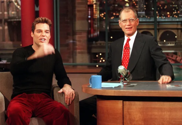 Ricky Martin on the “Late Show with David Letterman” (1999) – Movies To ...