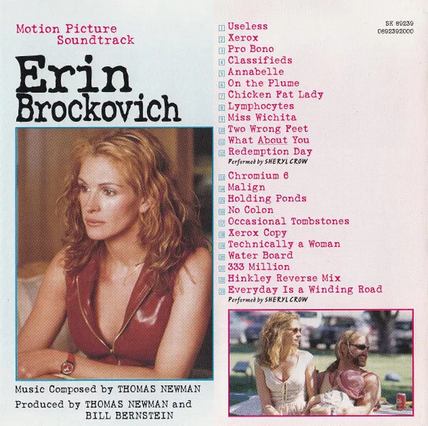 “Erin Brockovich” Soundtrack (2000) – Movies To History.com