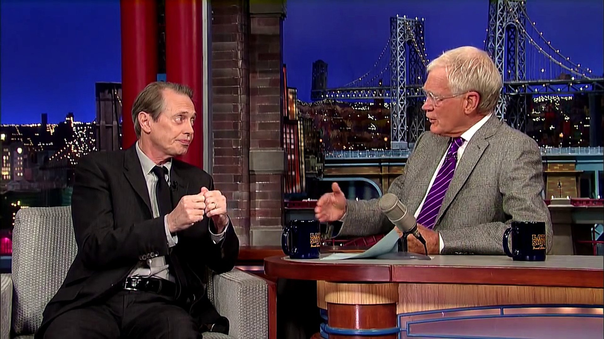 Steve Buscemi on the “Late Show with David Letterman” (2014) – Movies ...