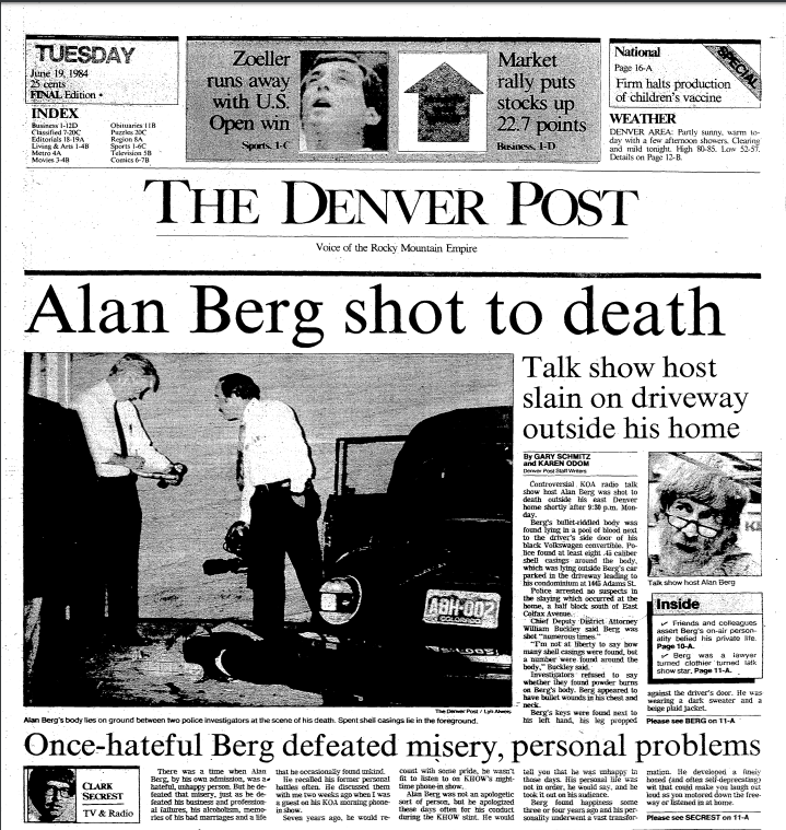 Alan Berg Assassination – Movies To History.com