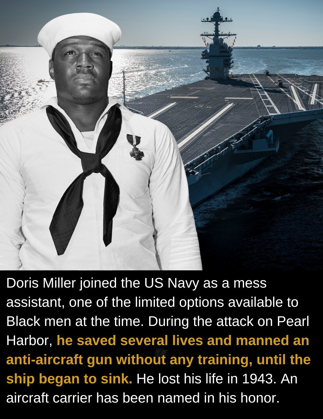 Doris “Dorie” Miller – Movies To History.com