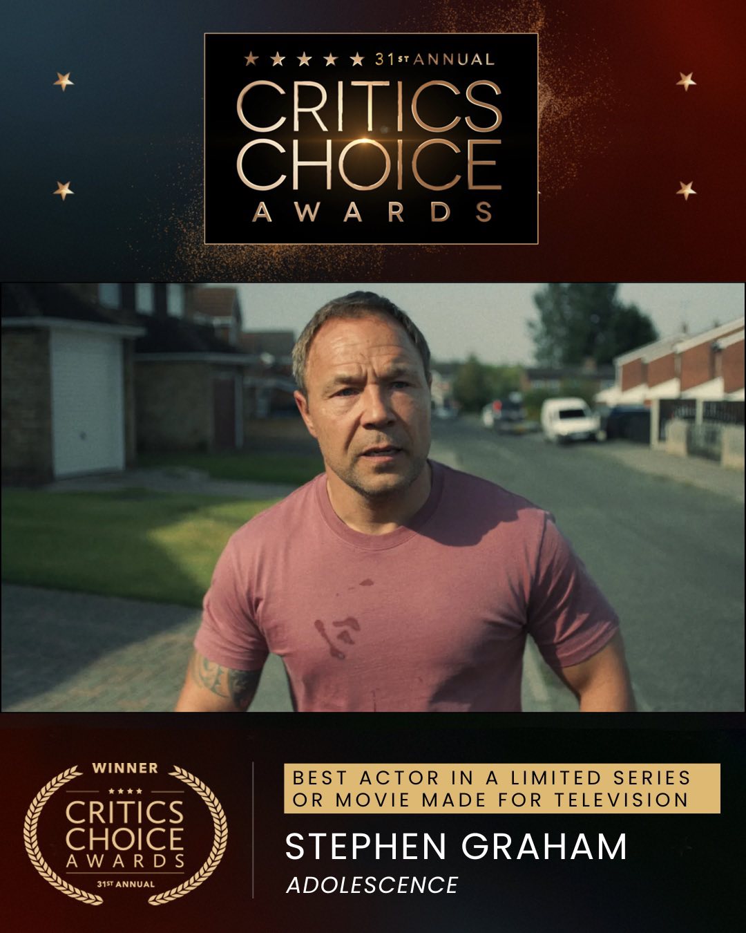 “31st Critics Choice Awards” – Best Actor in a Limited Series – Movies ...