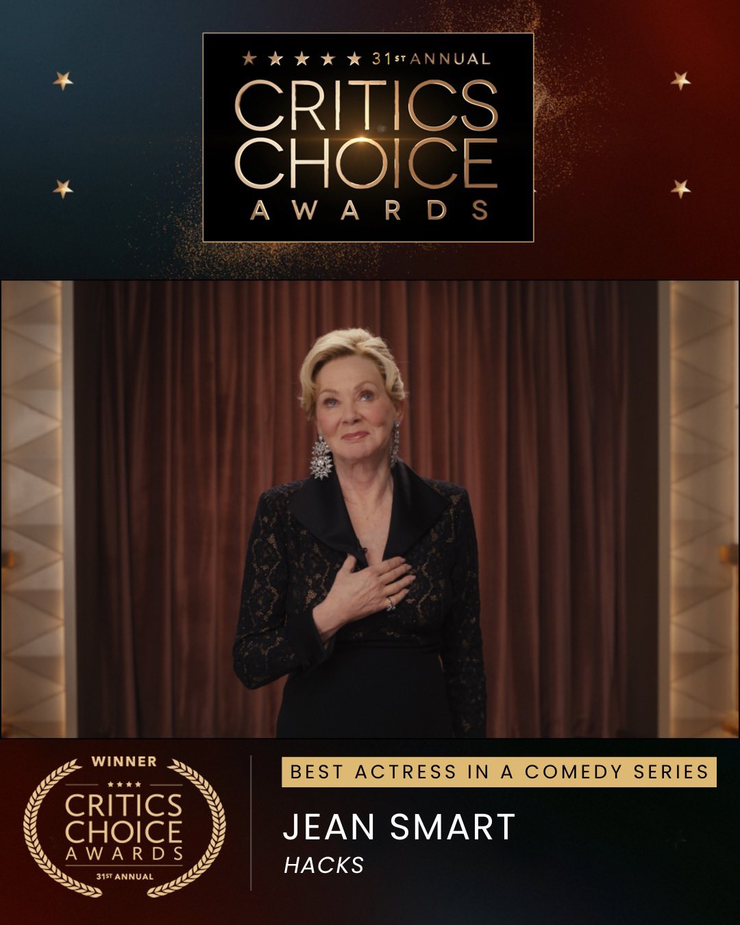 “31st Critics Choice Awards” – Best Actress in a Comedy Series – Movies ...