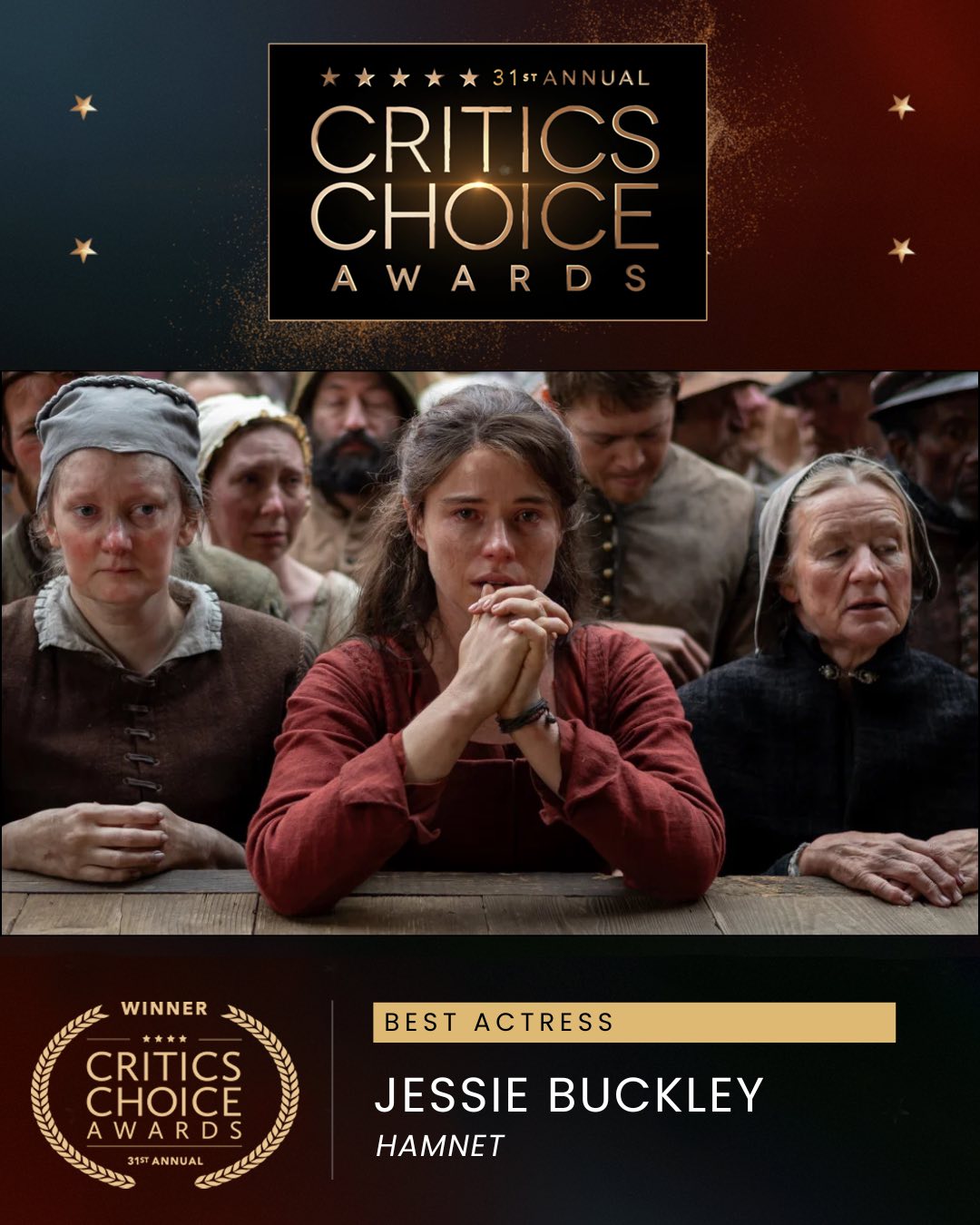 “31st Critics Choice Awards” – Best Actress – Movies To History.com