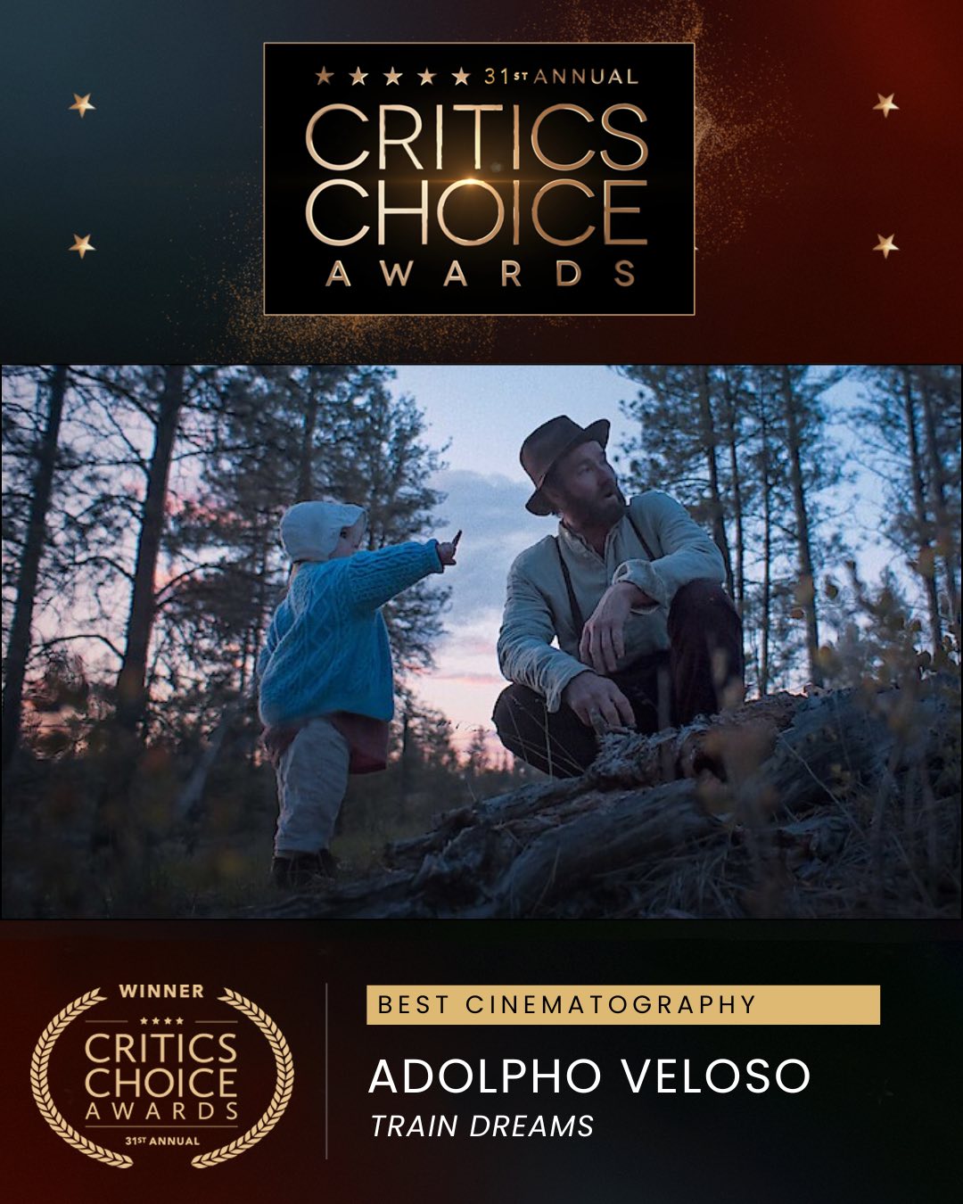 “31st Critics Choice Awards” – Best Cinematography – Movies To History.com