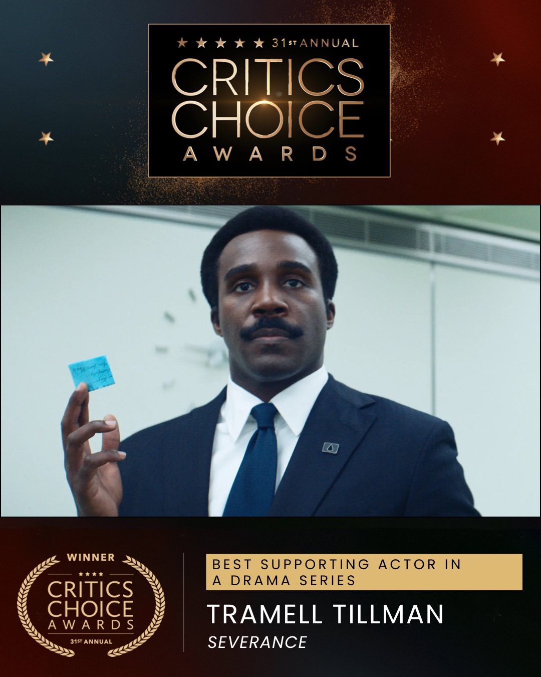 “31st Critics Choice Awards” – Best Supporting Actor in a Drama Series ...